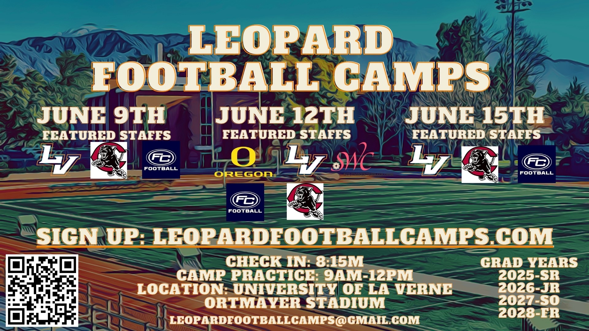 Leopard Football Camps | La Verne, California